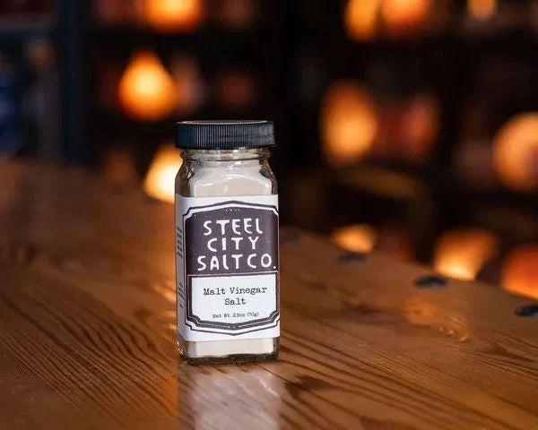Steel City Salt Co. Malt Vinegar Salt – The Westmoreland Museum Shop
